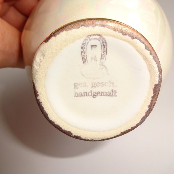 Vintage | Accents | Vintage Lusterware Vase Pitcher Handgemalt | Poshmark